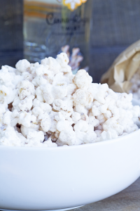 Boozy Churro Popcorn • Taylor Bradford